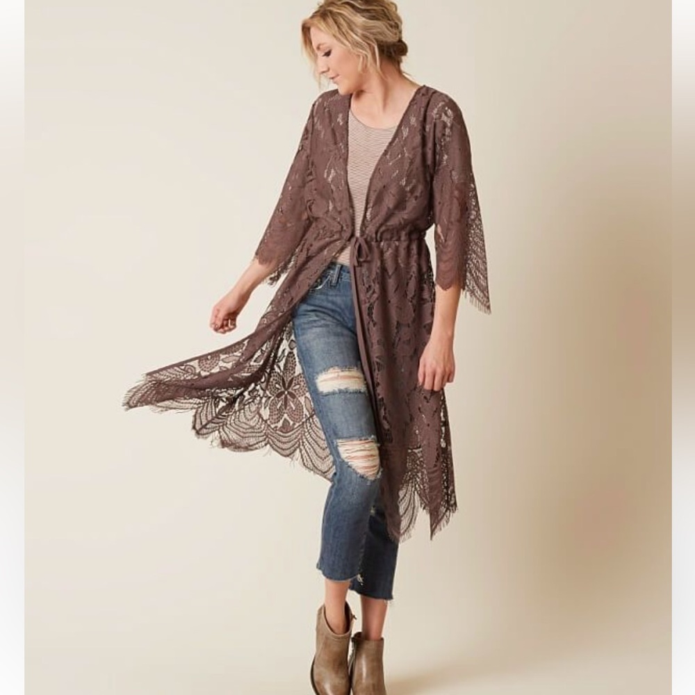 Daytrip Lace Duster Cardigan - Women's Kimonos In Dee… - Gem